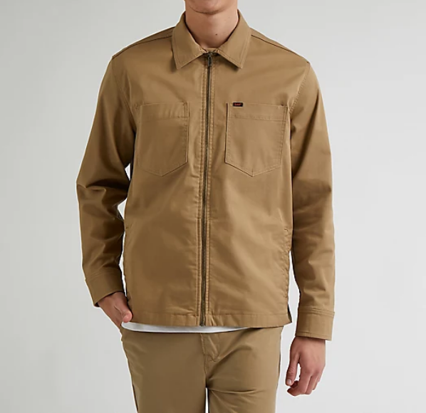 Lee - Relaxed Chetopa Overshirt - Clay – Burning Hearts Apparel