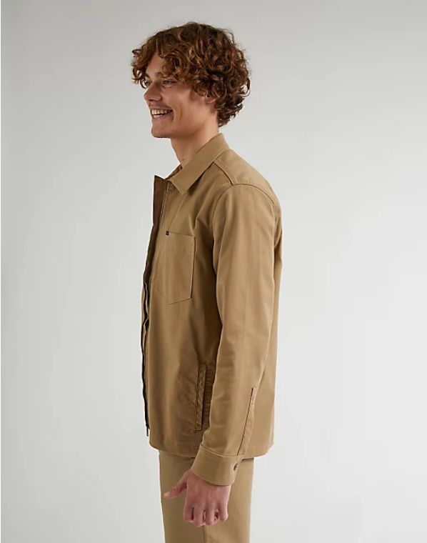 Lee - Relaxed Chetopa Overshirt - Clay – Burning Hearts Apparel