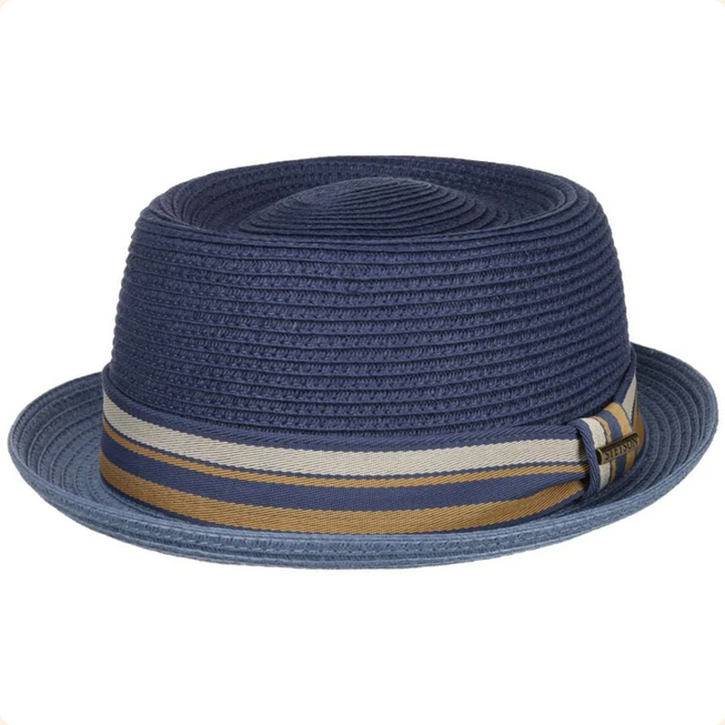 Stetson - Licano Pork Pie Blue – Burning Hearts Apparel