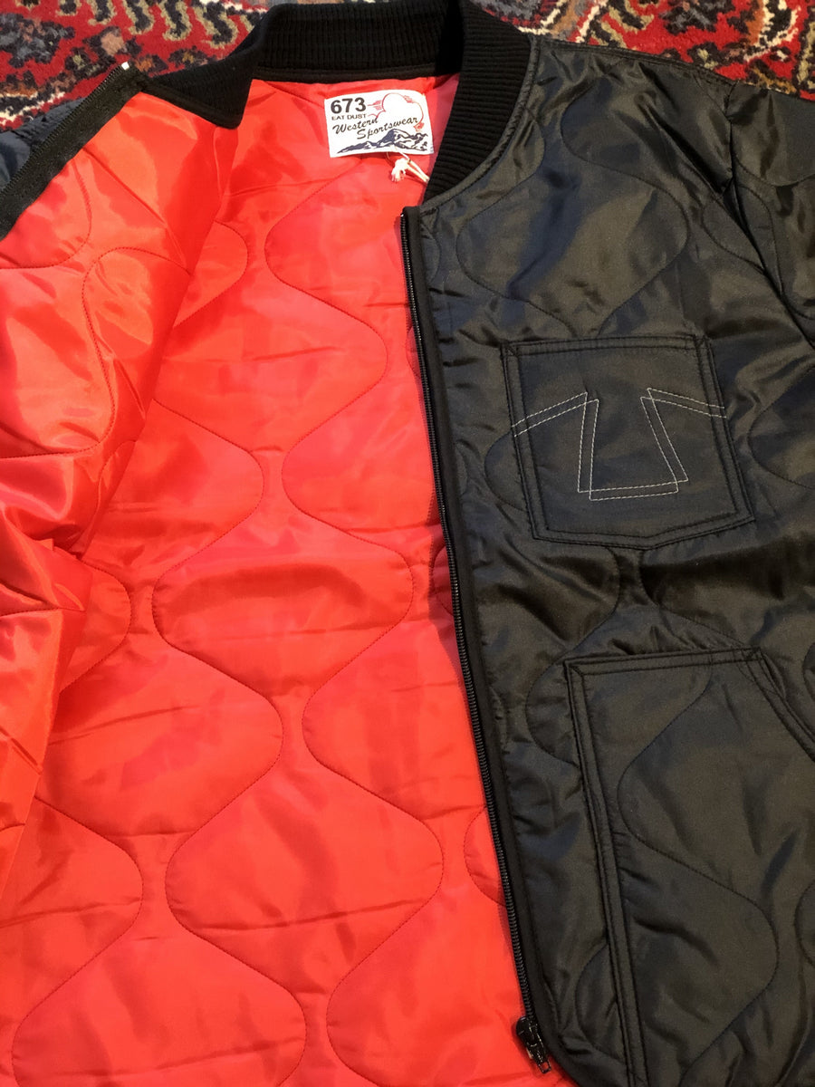 Eat Dust - Frostbite Jacket Quilted Nylon Black/red – Burning Hearts ...